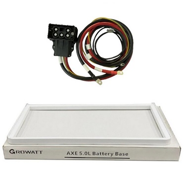 Growatt AXE 5.0L Battery Cable+Base | Photovoltaics from SOLSOL